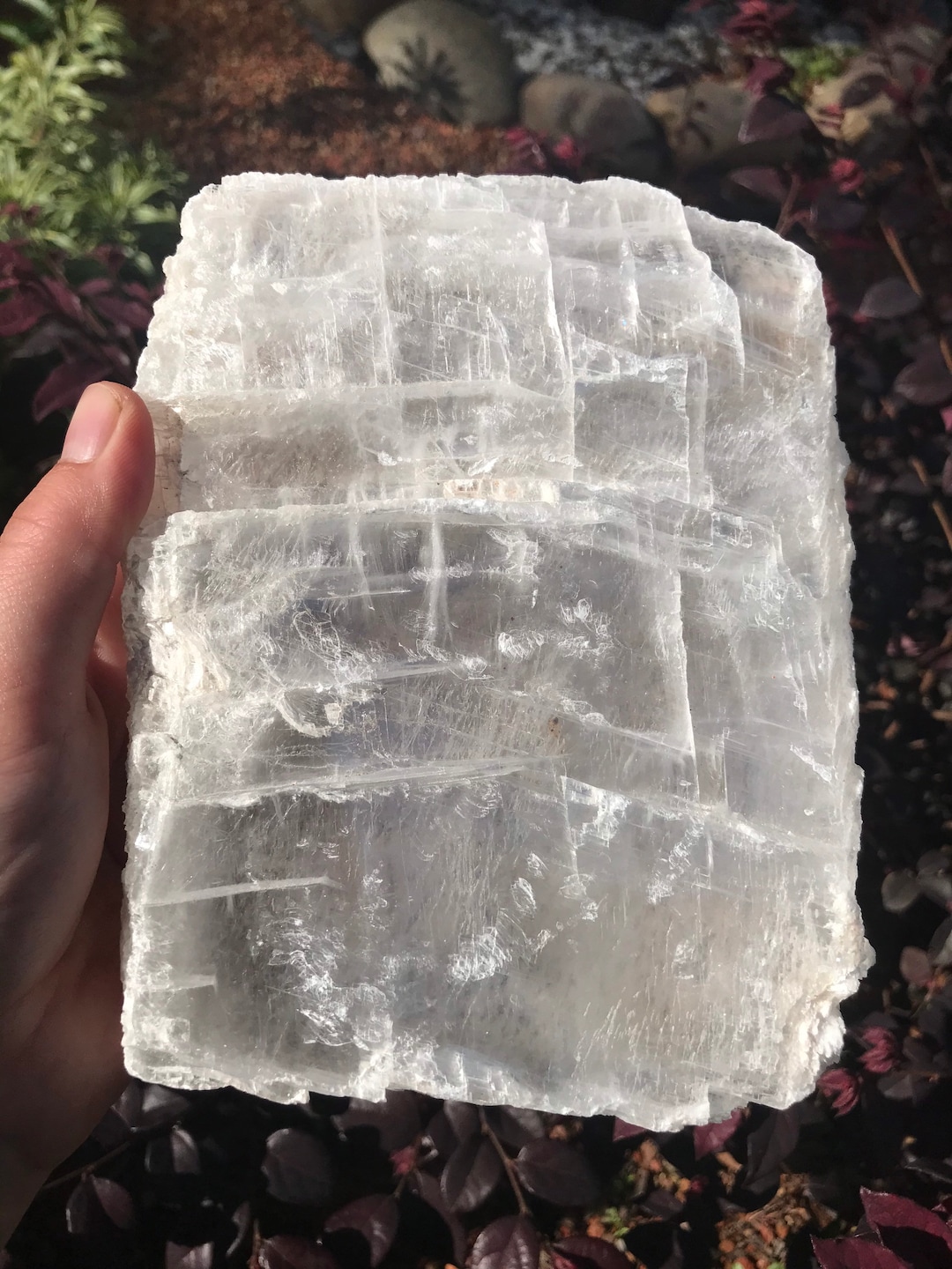 XL Real Selenite Slab - Etsy