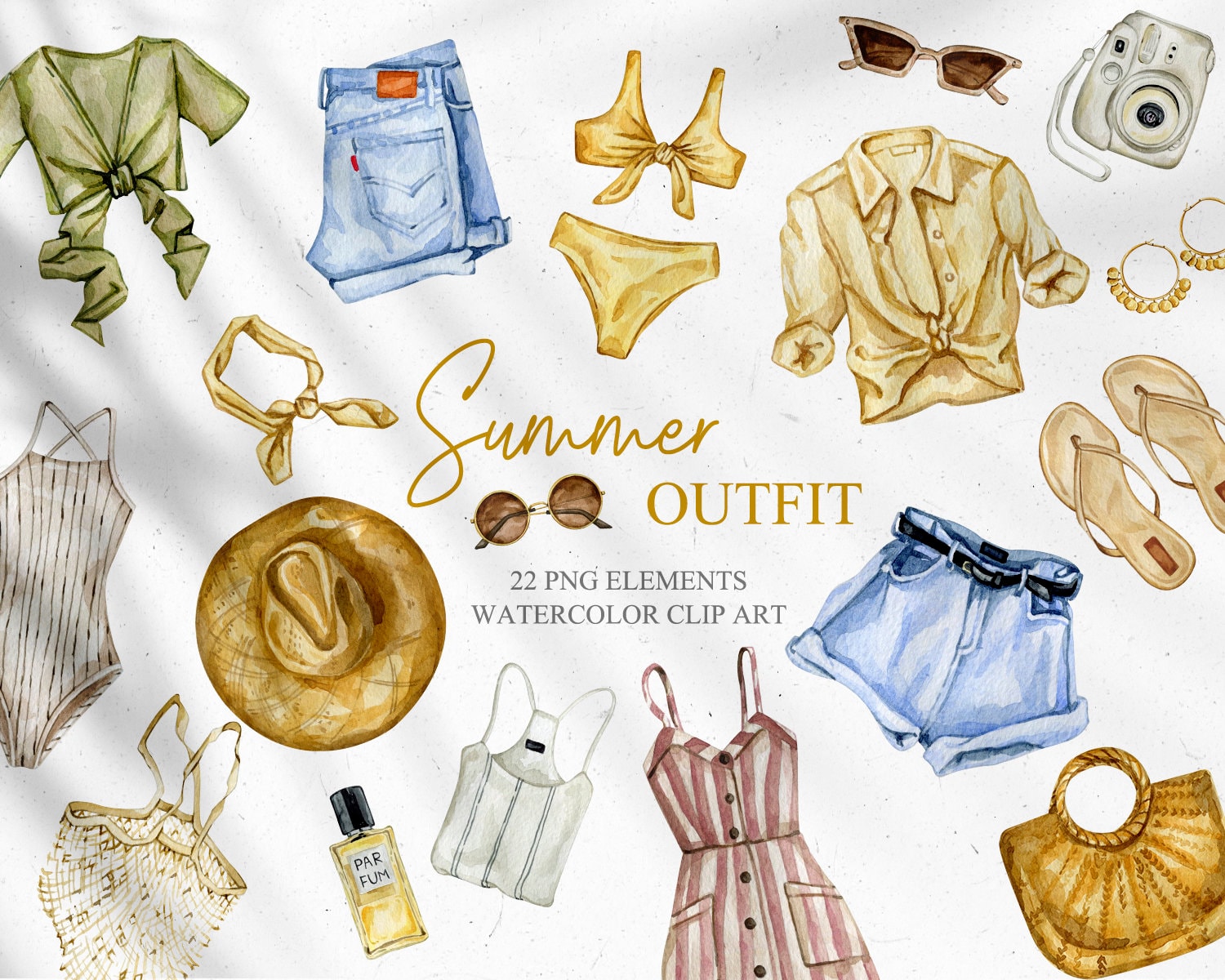 Zomerkleding Clipart