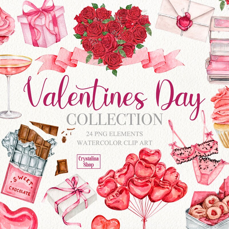 Clip Art Valentines Day - Etsy