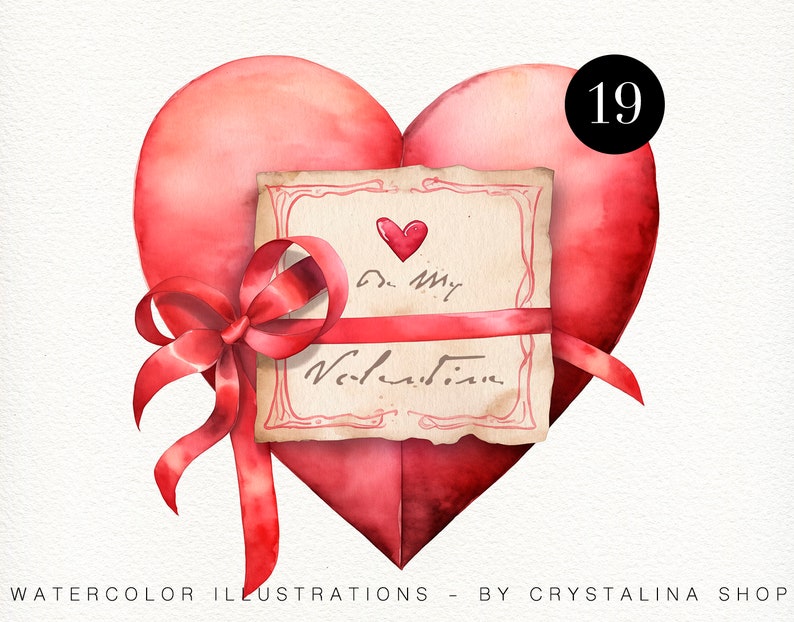 Watercolor Saint Valentine Priest Valentines Day Digital Clipart ...