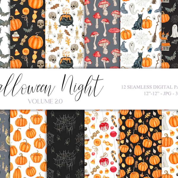 Halloween Paper Pack - Etsy