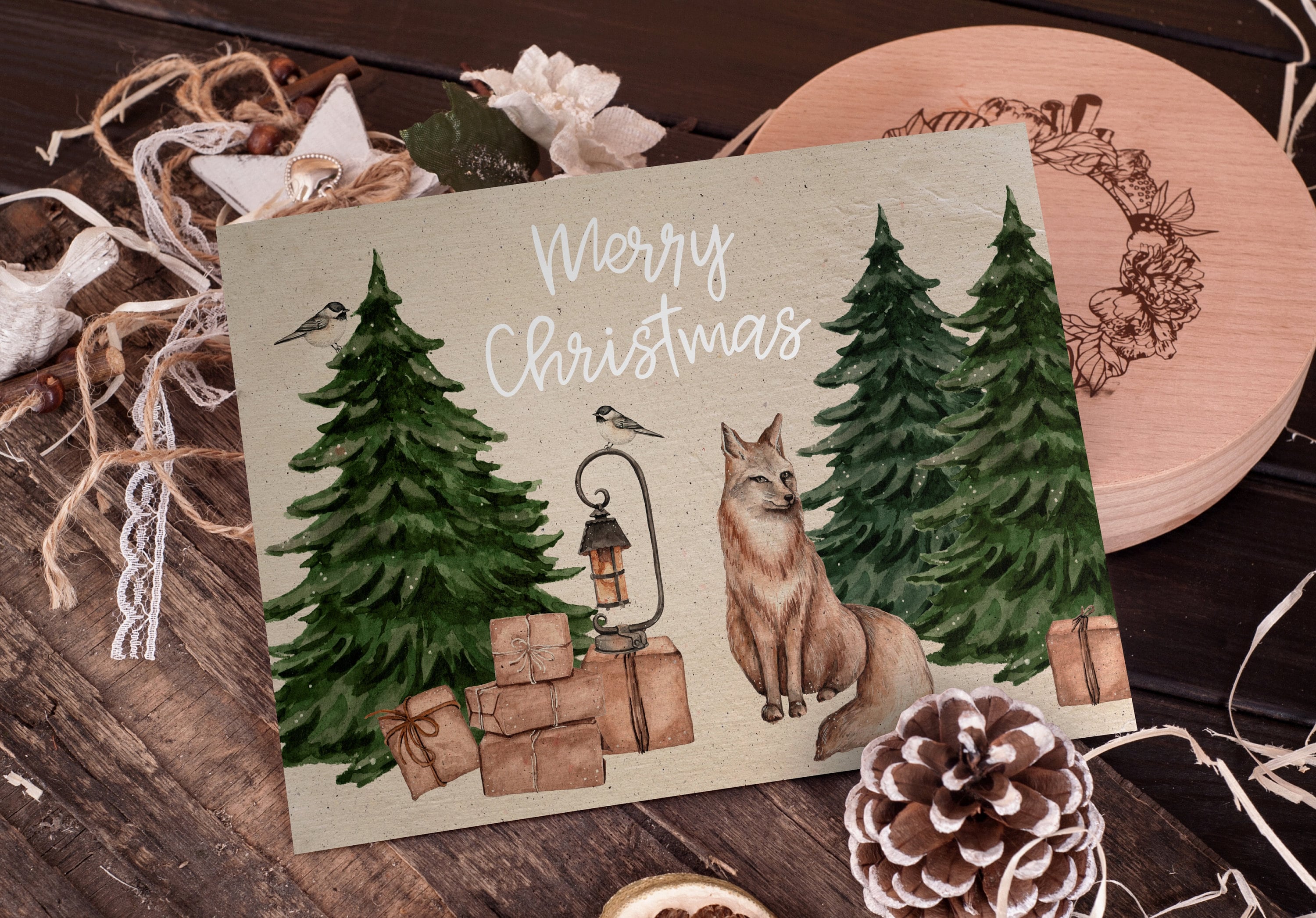 Watercolor Cozy Winter Clipart. Christmas and New Year DIY | Etsy