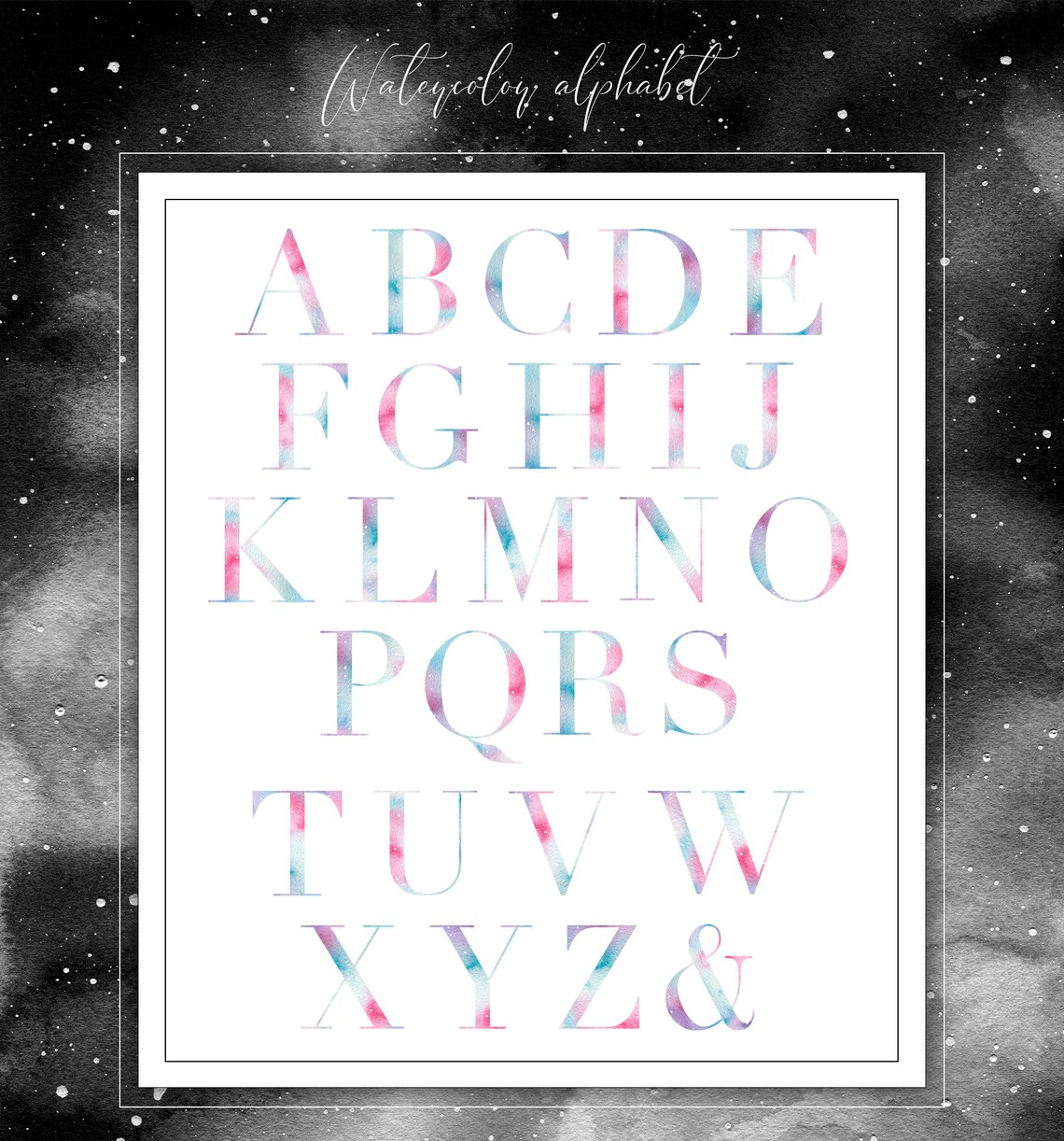 Watercolor Outer Space Astronaut Clipart Astronomy Teacher - Etsy