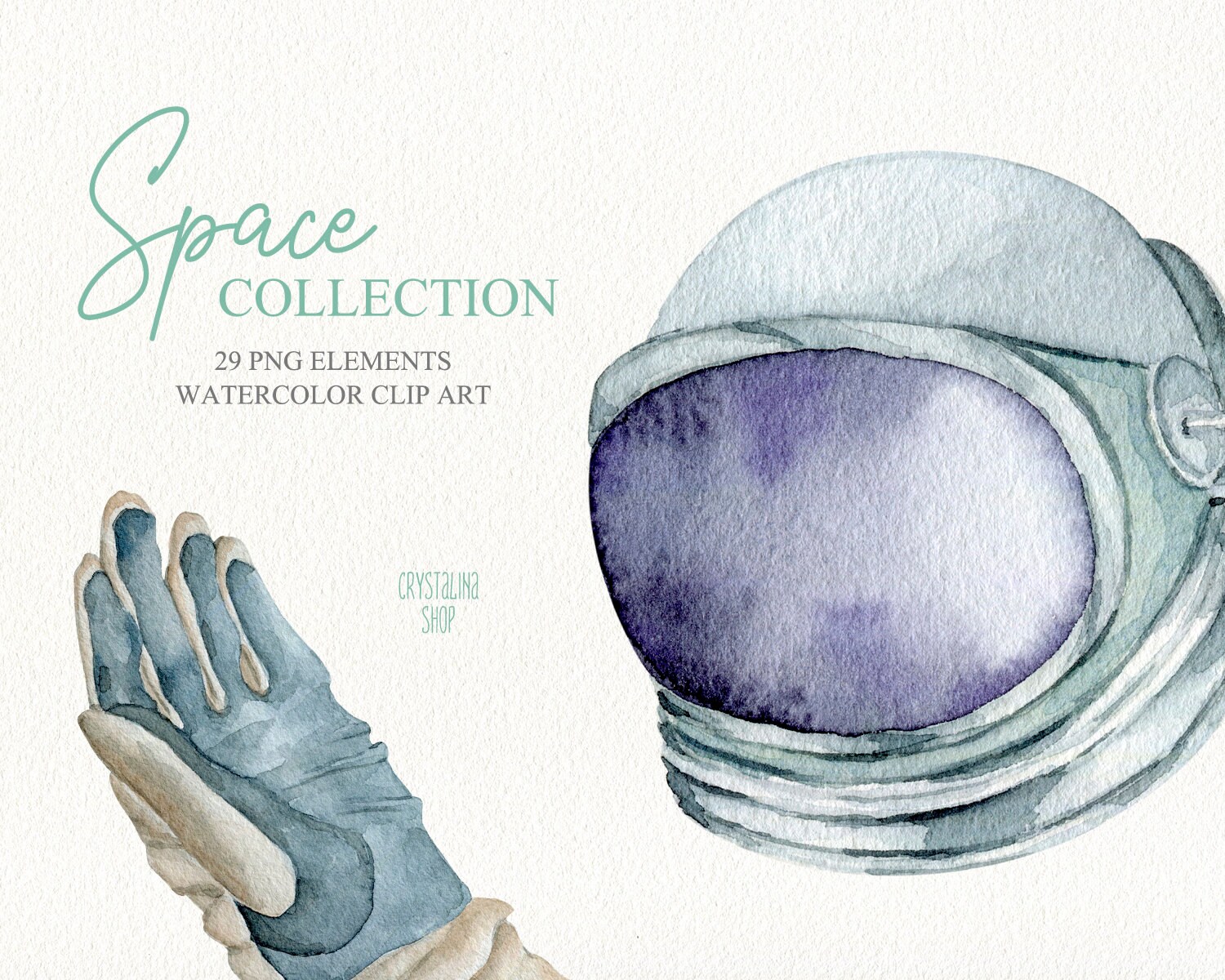 Watercolor Outer Space Clipart Astronomy Teacher Supplies | Etsy