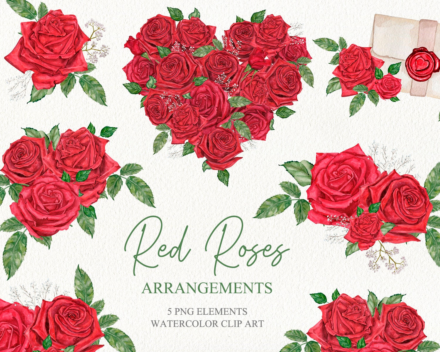 Valentines Day Roses Clip Art