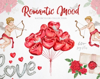 Watercolor Tiered Valentine's Day Tray Pink - Etsy