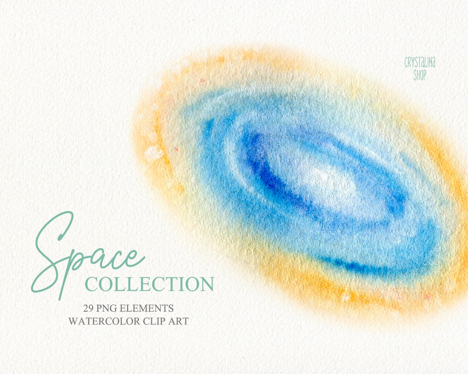 Watercolor Outer Space Clipart Astronomy Teacher Supplies | Etsy