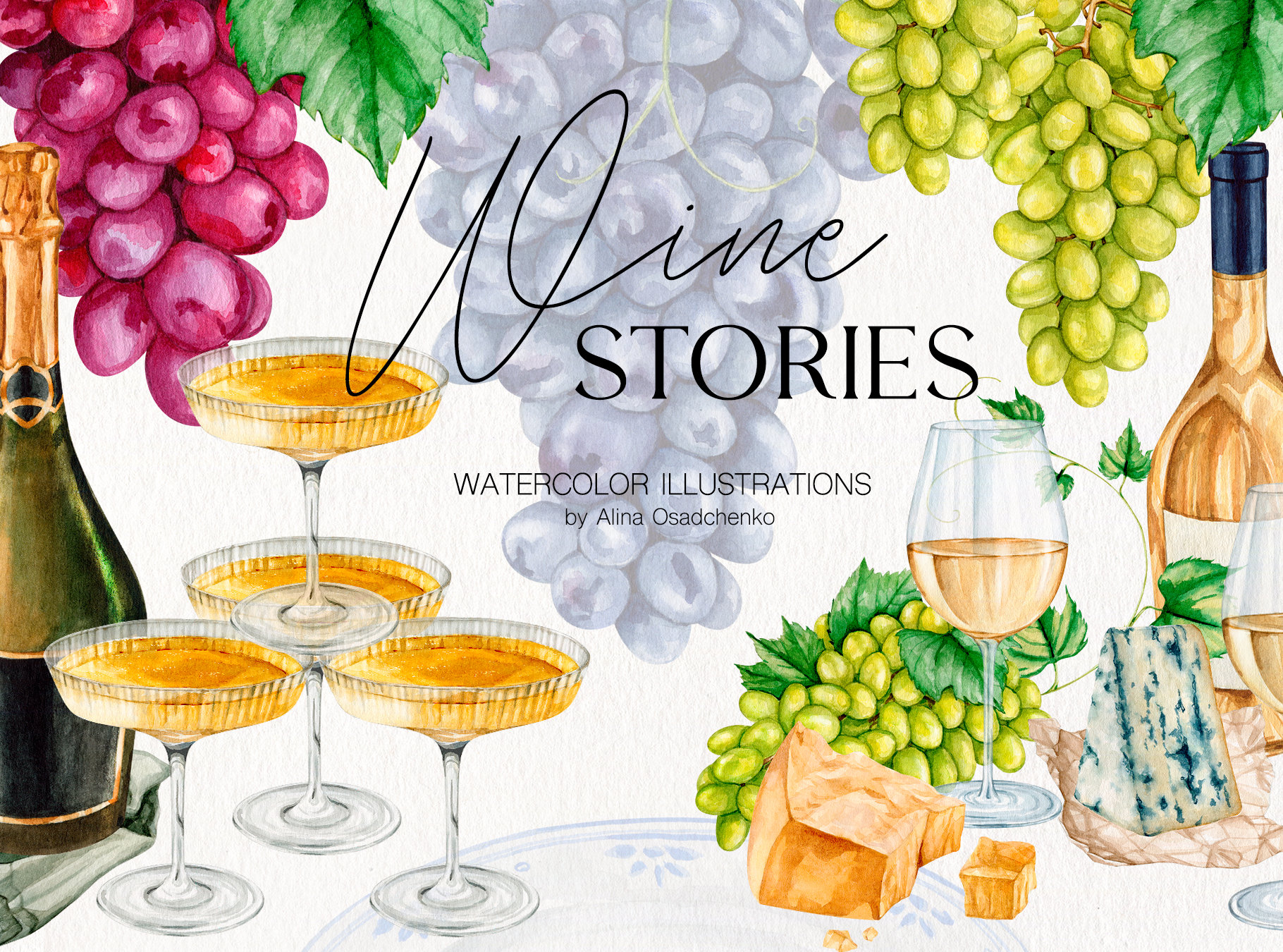 Wine And Cheese Party Clipart