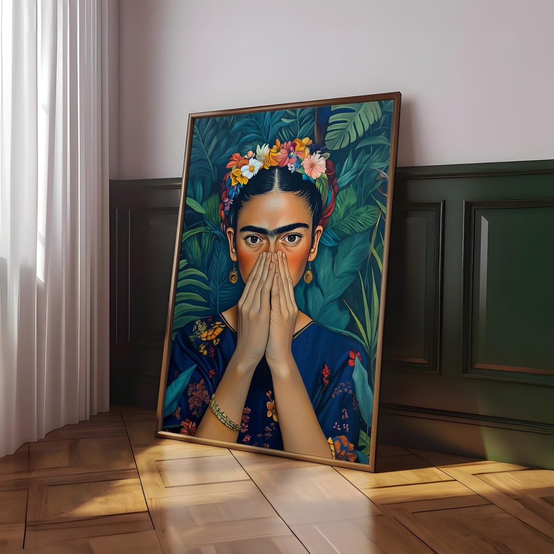 Funny Bathroom Print, Bad Smell Bathroom Poster, Frida Kahlo Toilet ...