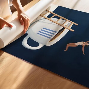 Coffee Diver Print, Good Morning Coffee Poster, Espresso Wall Art ...