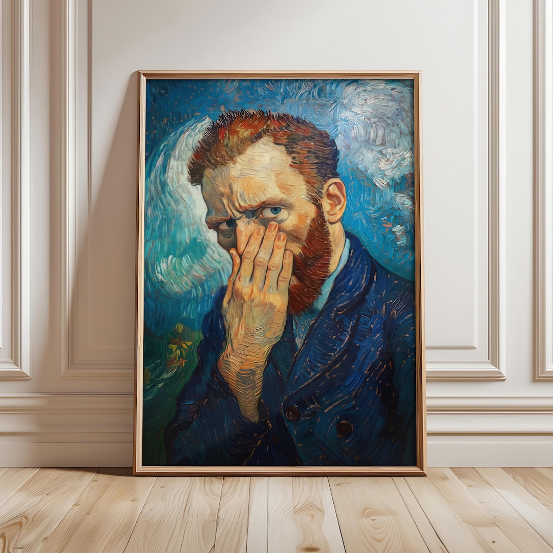 Funny Van Gogh Bathroom Print, Bad Smell Bathroom Poster, Toilet Humor ...