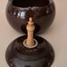 Lidded Lawn Bowl Lignum Pot With Oak Finial - Etsy
