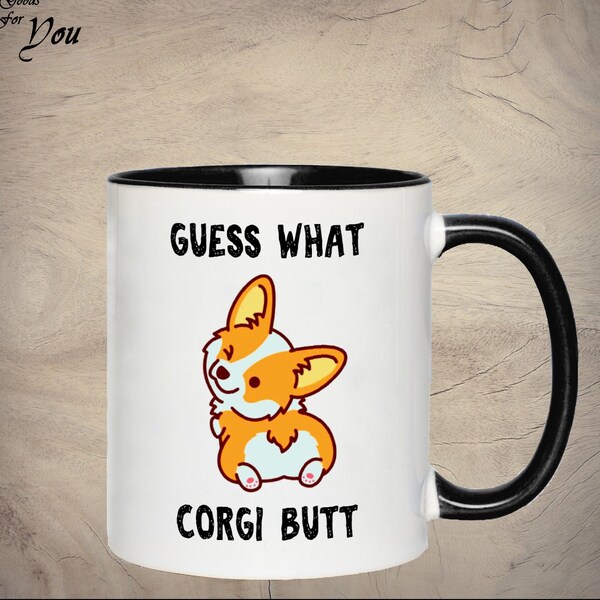 Funny Corgi Butt Cup - Etsy