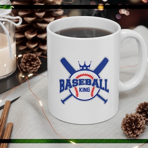 Personalized Baseball Mug, Custom Caricature Baseball Coffee Cup ...