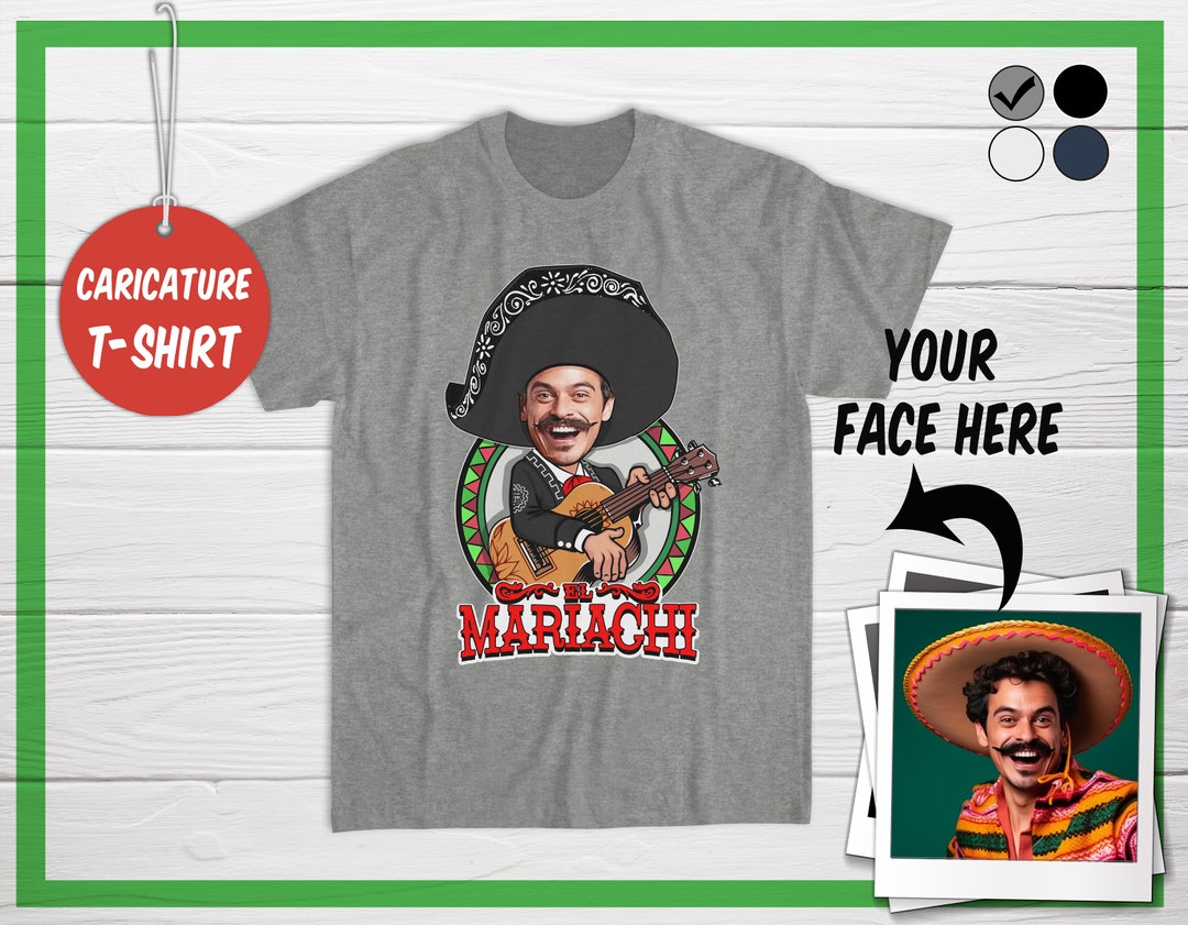 Custom El Mariachi T-shirt, Personalized Hispanic Heritage Month Shirt ...