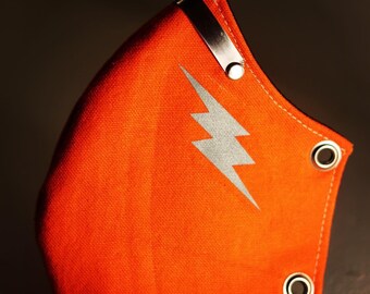 Lightning Bolt Face Mask | Etsy