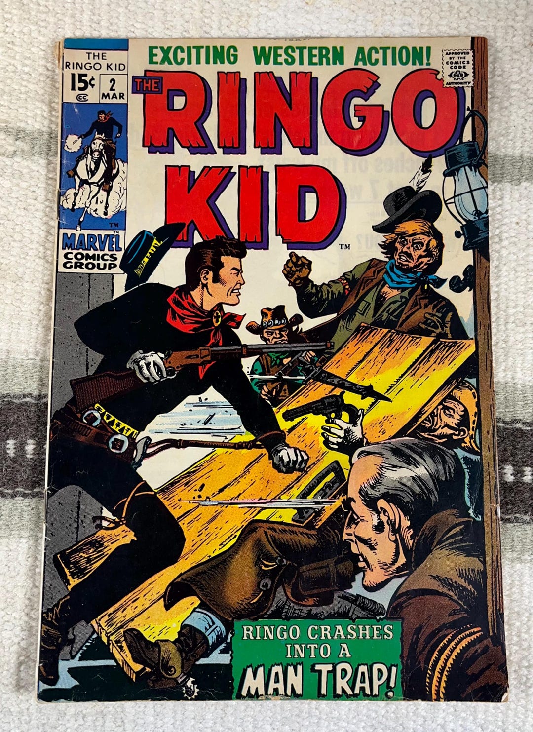 The Ringo Kid; Man Trap! #2 Marvel Comic Book - Etsy