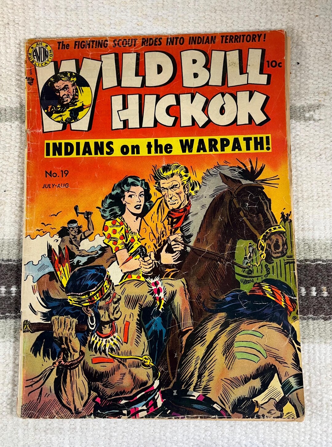 Wild Bill Hickok; Indians on the Warpath! Comic Book. Issue #19. - Etsy