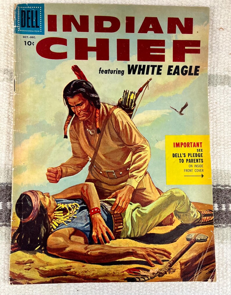 Indian Chief Featuring White Eagle Comic Book, Issue #20 - Etsy