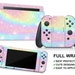 Colorful Rainbow Nintendo Switch Vinyl Sticker Violet Sparkles Joy Cons ...