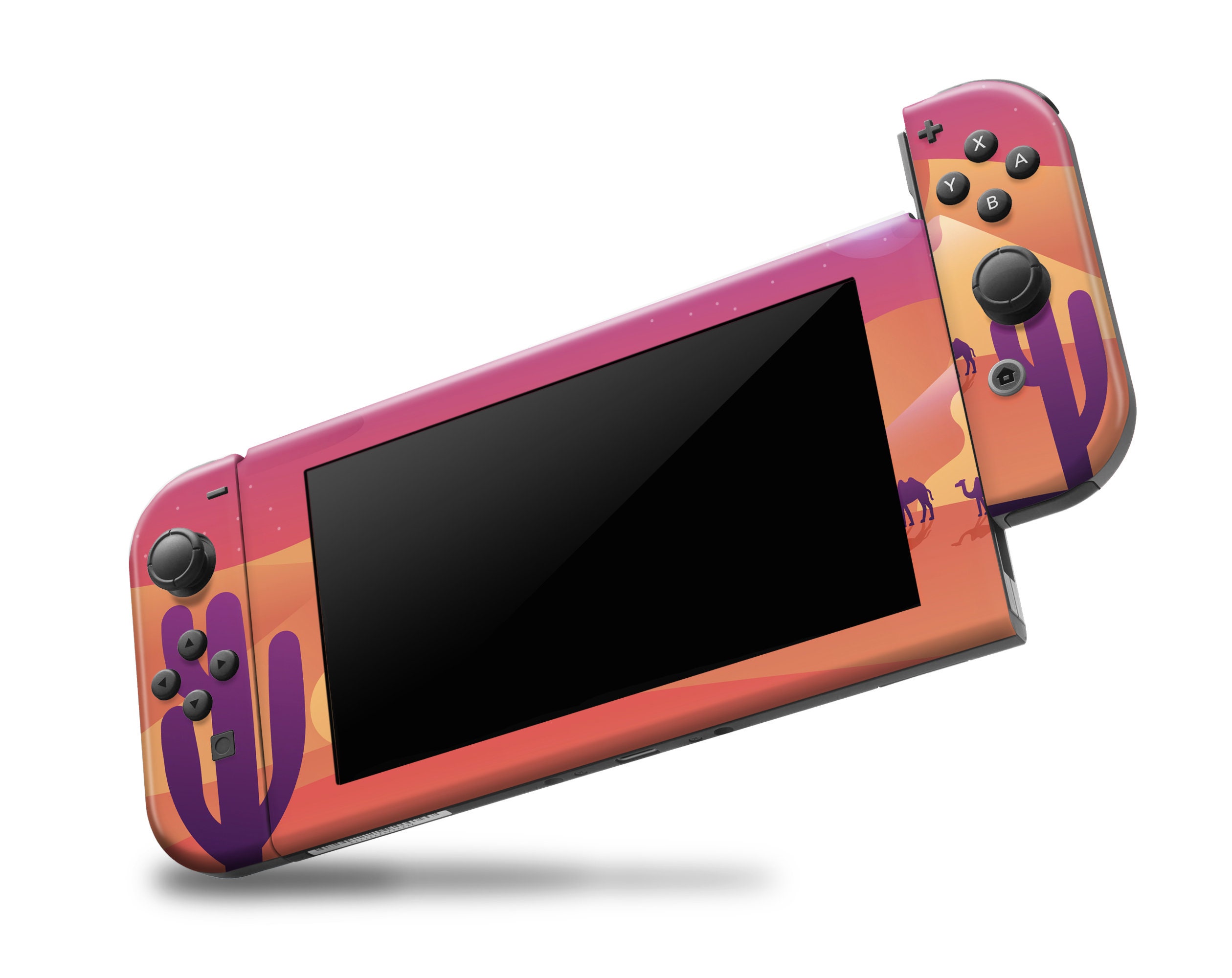 Pink Desert Landscape Nintendo Switch Skin Moonlight Violet - Etsy