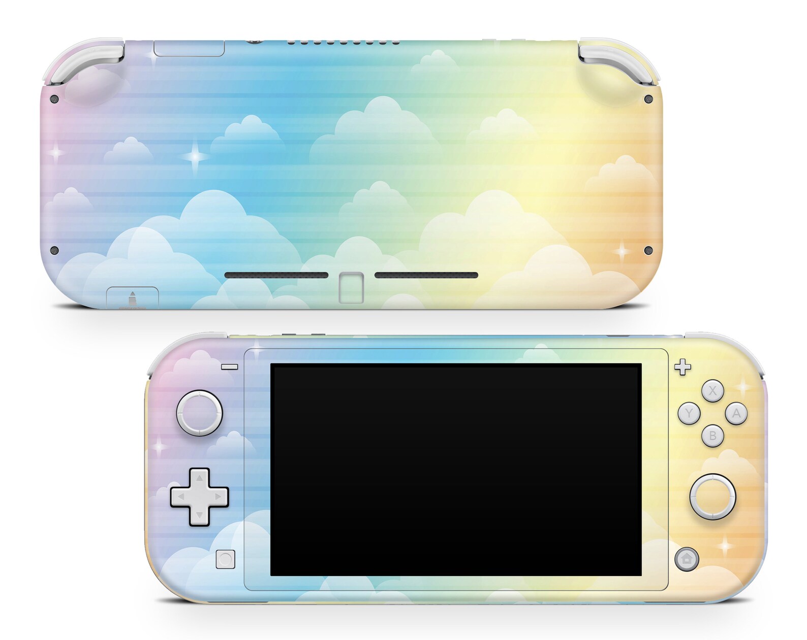 Sparkles Rainbow Sky Pattern Nintendo Switch Lite Vinyl Skin - Etsy
