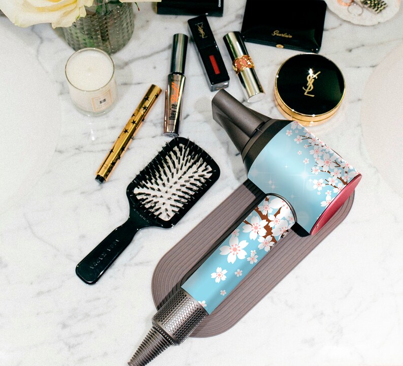 Dyson Pastel Blue Floral Pattern Vinyl Skin Hair Dryer Blue - Etsy