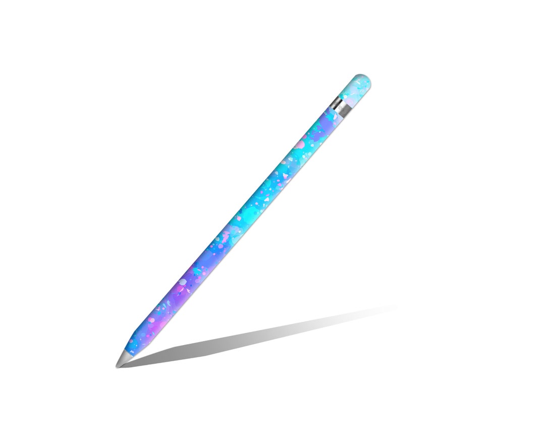 Pink Blue Liquid Acrylic Pattern Apple Pencil 1st 2nd Generation Vinyl ...