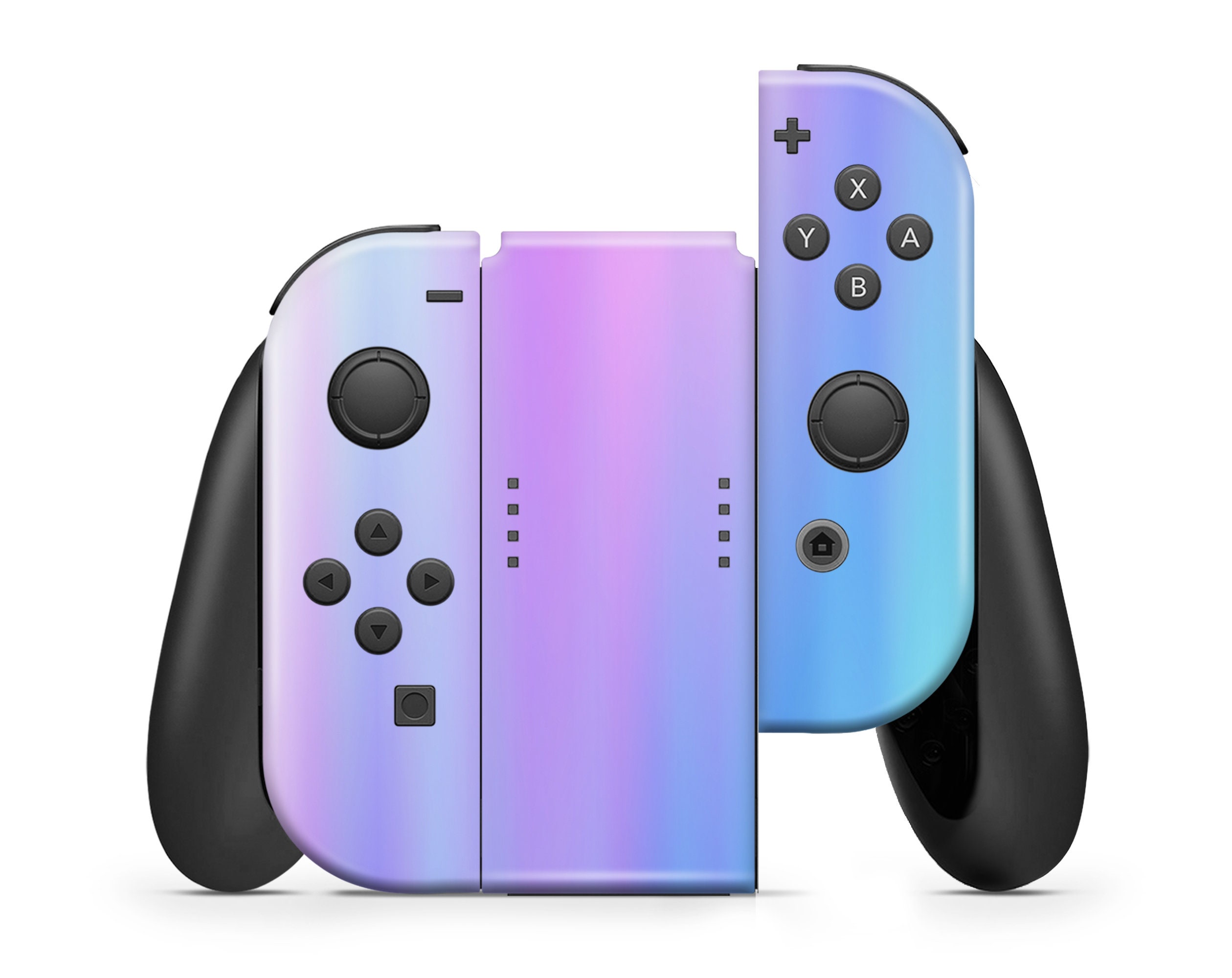 Colorful Rainbow Nintendo Switch Vinyl Sticker Violet Stripes - Etsy