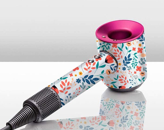 Dyson Pastel Turquoise Floral Pattern Vinyl Skin Hair Dryer - Etsy