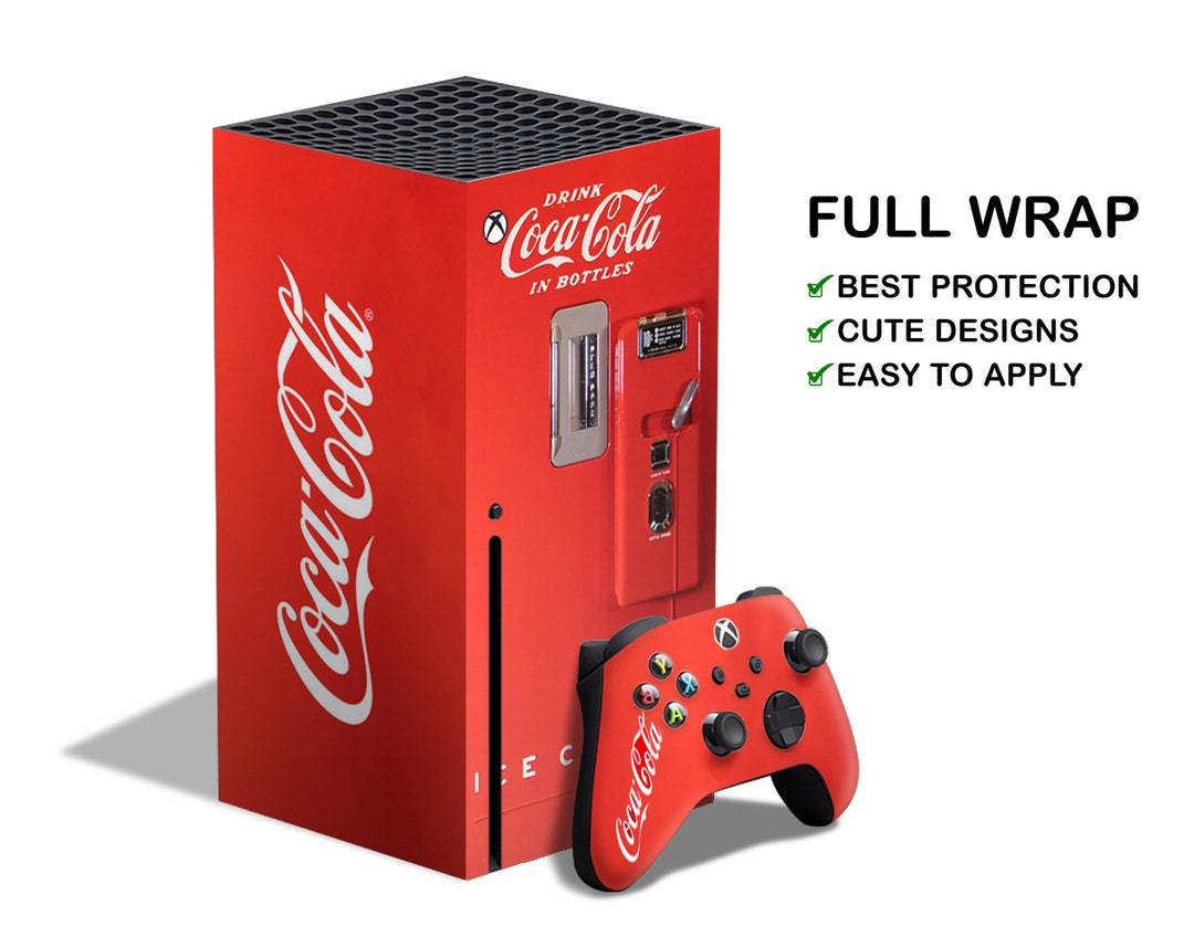 Red Drinks Vending Machine Xbox One X Skin Xbox One S Skin Xbox 360 ...