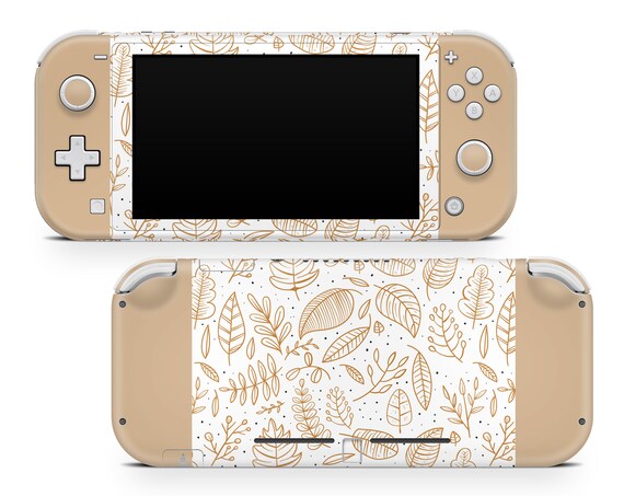 Beige Floral Pattern Nintendo Switch Lite Vinyl Skin Fern - Etsy