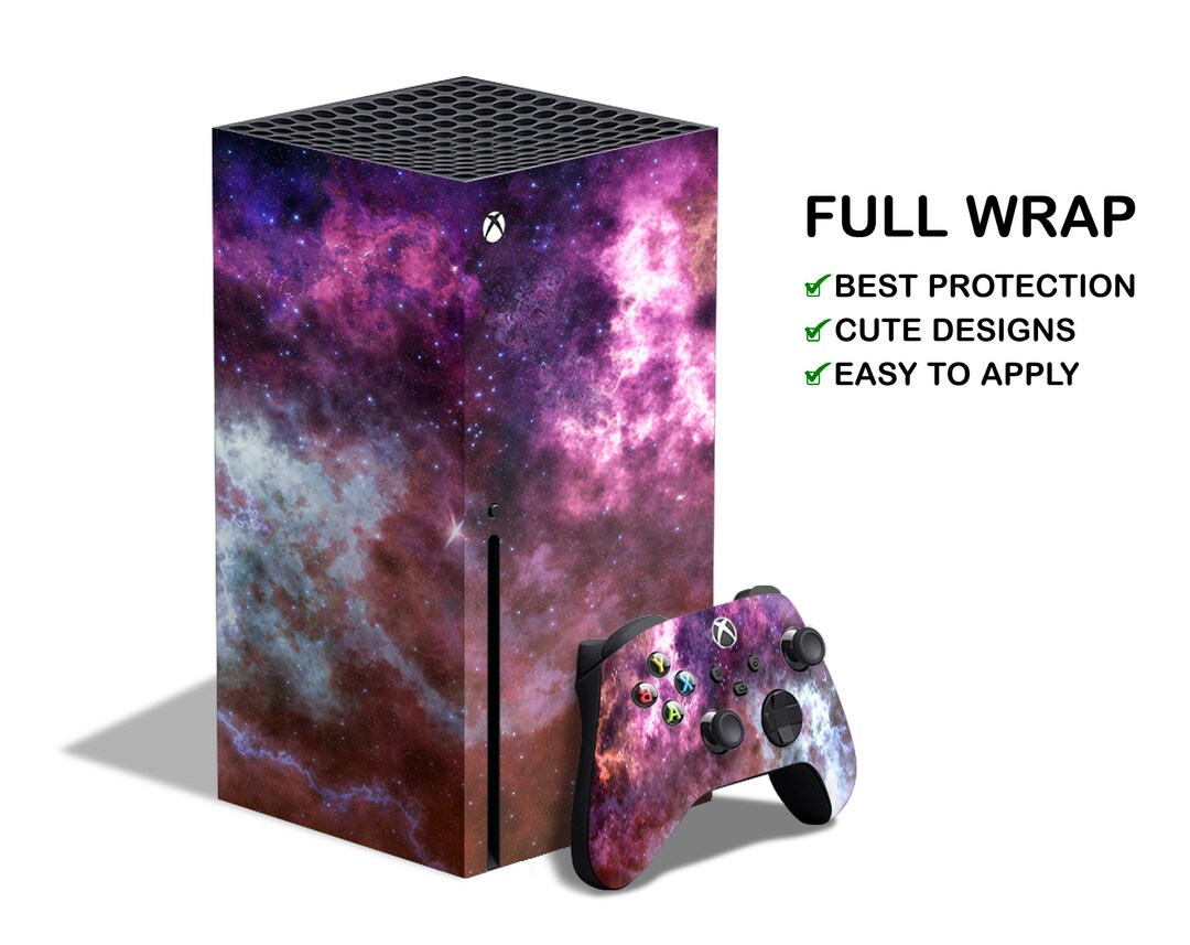 Violet Pink XBox One X Low Poly Skin XBox One S Big Bang Space Stars ...