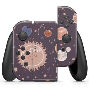 Space Set Pattern Nintendo Switch Vinyl Cute Planets Skin Sun System ...