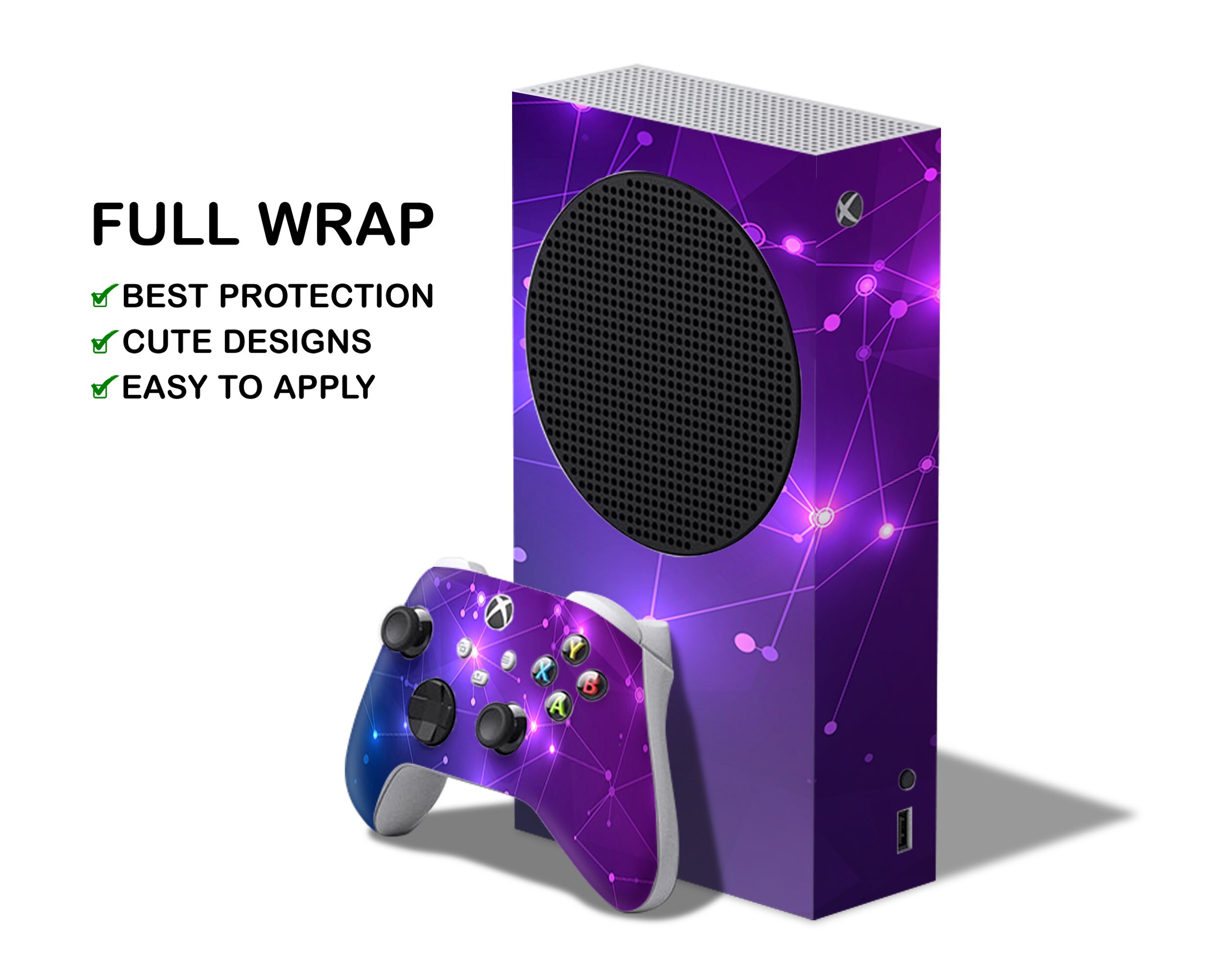 Violet Blue Xbox One X Low Poly Skin Xbox One S Deep Space - Etsy UK