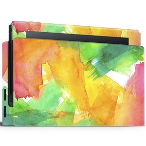 Acrylic Painting Nintendo Switch Vinyl Sticker Colorful Liquid - Etsy