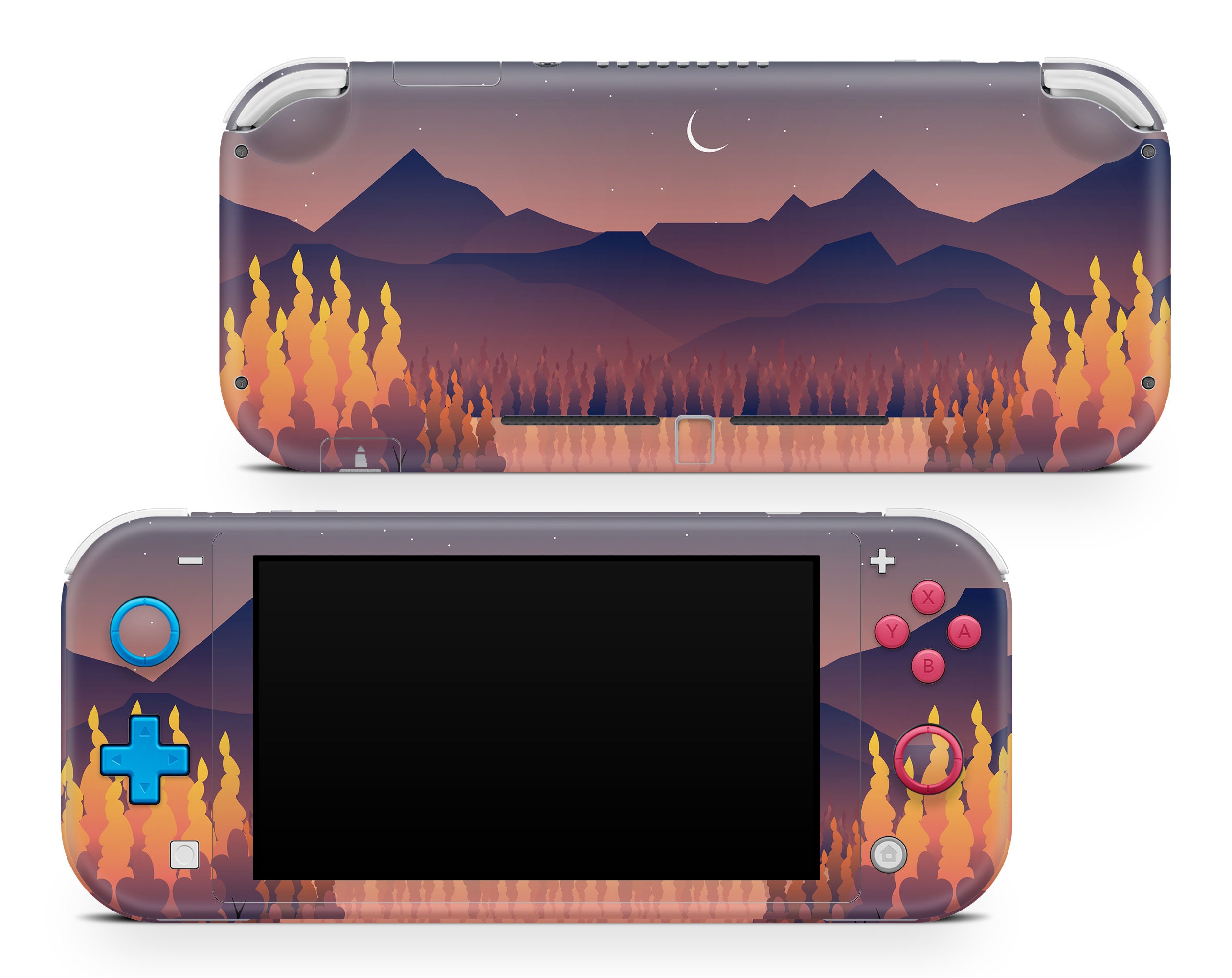 Violet Moonlight Sky Nintendo Switch Lite Vinyl Skin Cartoon - Etsy UK