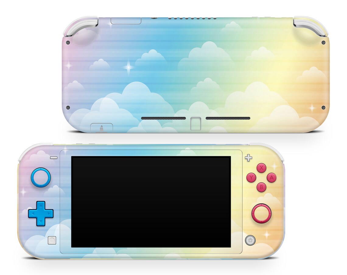 Sparkles Rainbow Sky Pattern Nintendo Switch Lite Vinyl Skin | Etsy