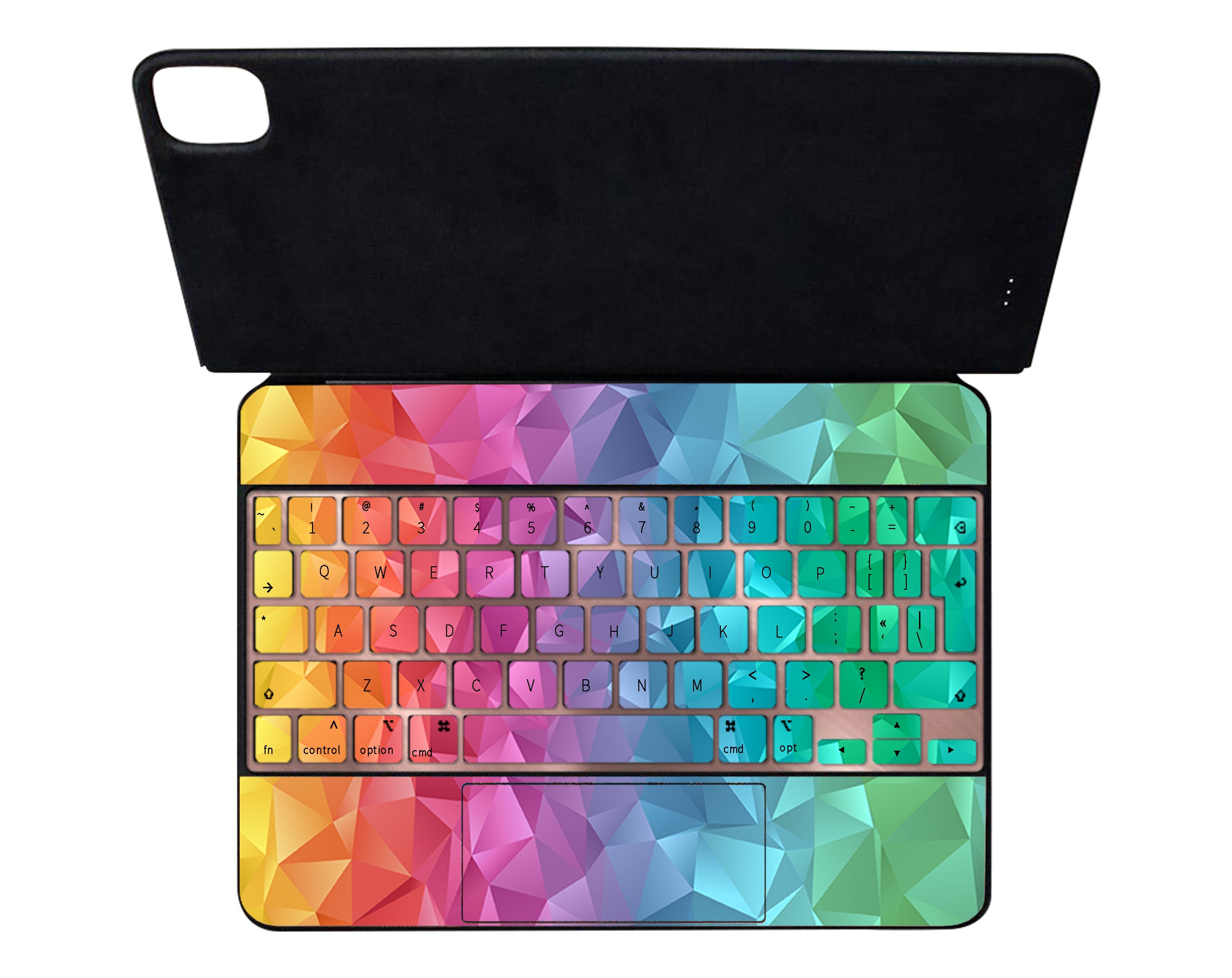 Colorful Low Poly iPad 11 Gen 1/2/3 Magic Keyboard Vinyl | Etsy