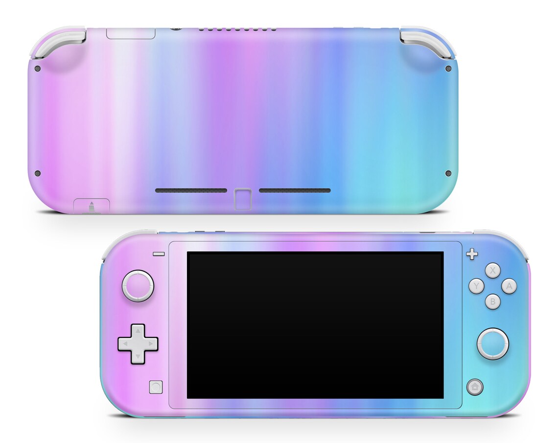 Rainbow Stripped Pattern Nintendo Switch Lite Vinyl Skin - Etsy