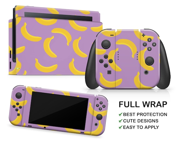 Bananas Pattern Nintendo Switch Vinyl Skin Fruits Switch | Etsy