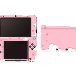 Sweet Pink Cloud Pattern Nintendo 3DS XL Vinyl Skin Liquid Acrylic ...
