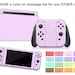 Solid Pastel Colors Nintendo Switch Skin Custom Multi-color Gamers ...