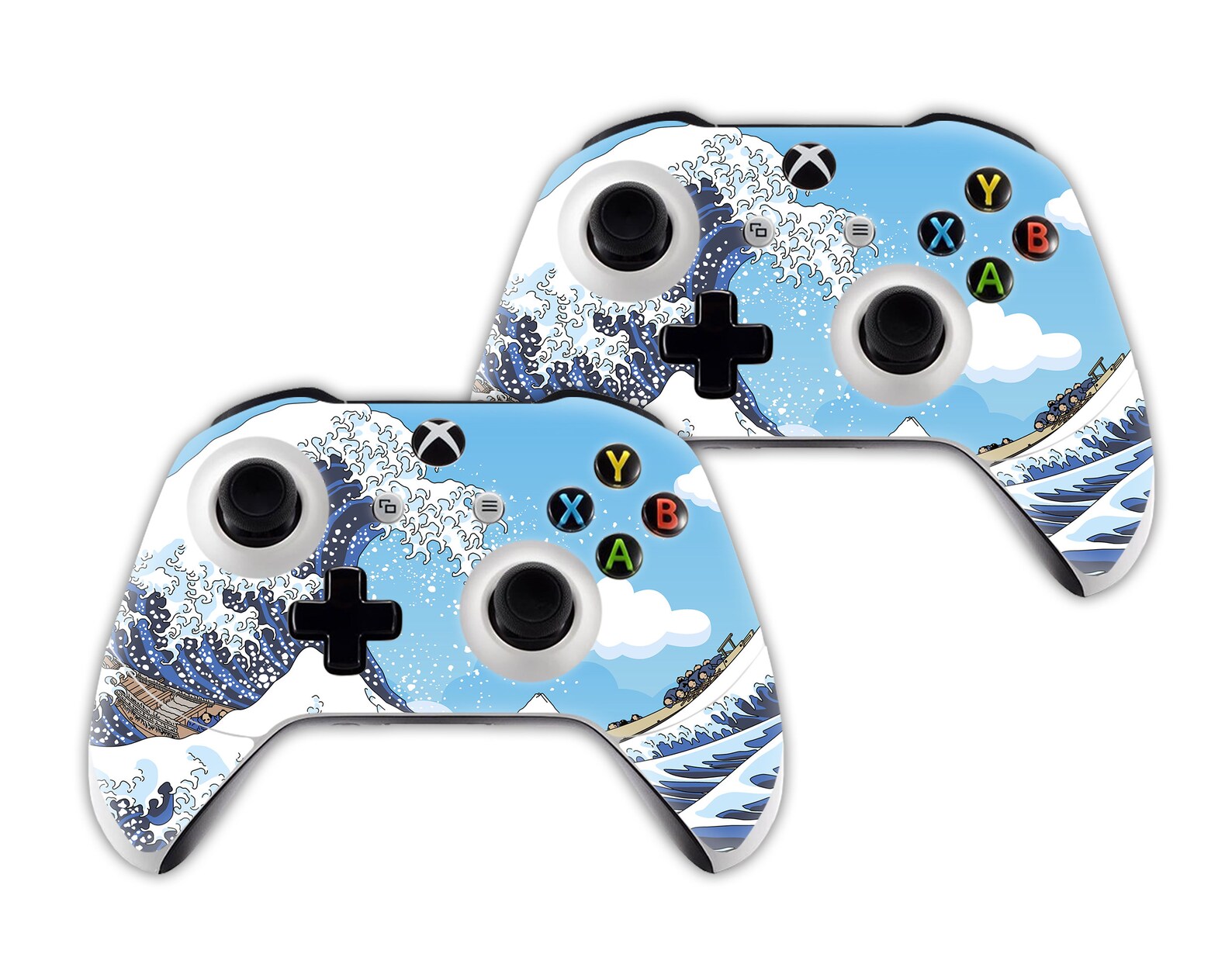 Xbox One X Light Blue Sky Skin Xbox One S Deep Ocean Waves - Etsy