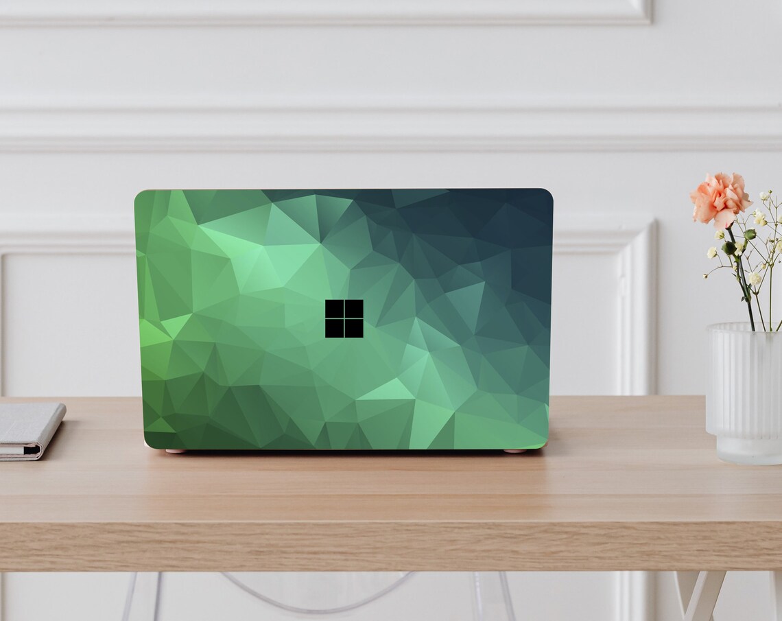 Microsoft Surface Green Low Poly Abstract Skin Surface Book 1 - Etsy