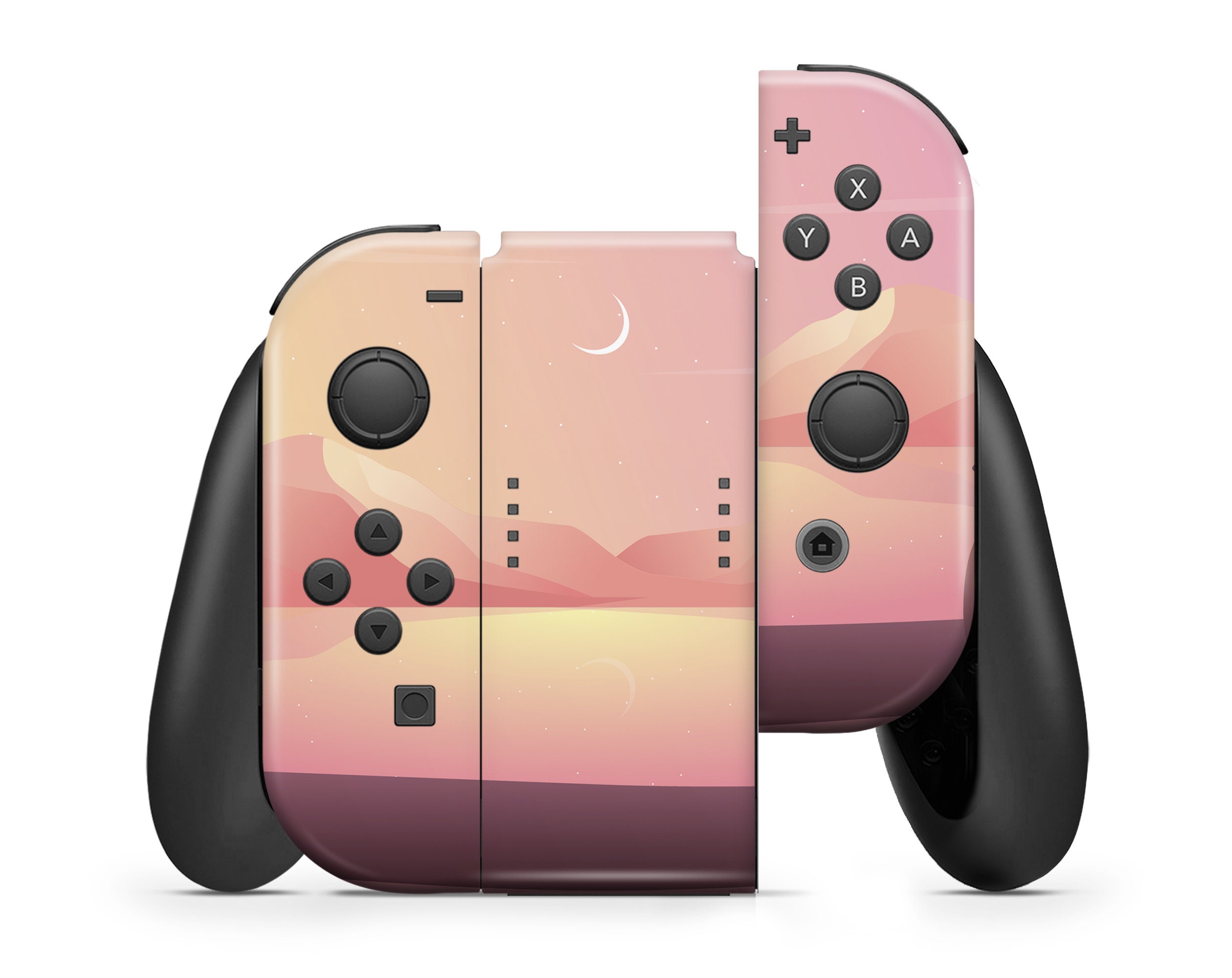 Starlight Pink Night Nintendo Switch Skin Sunset Mountains | Etsy