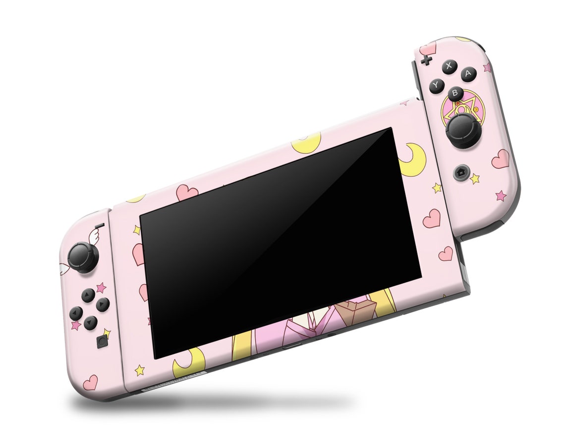 Anime Nintendo Switch Vinyl Sticker Cute Kawaii Anime Moon - Etsy