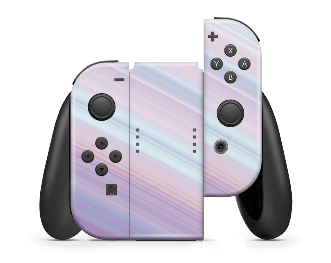 Colorful Rainbow Stripes Nintendo Switch Vinyl Sticker Violet - Etsy