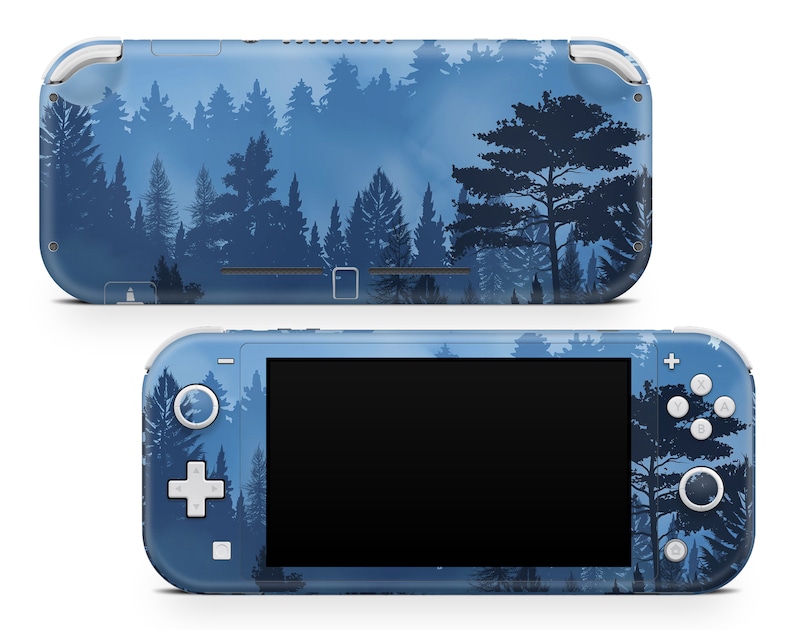 Deep Blue Moonlight Sky Nintendo Switch Lite Vinyl Skin Foggy - Etsy