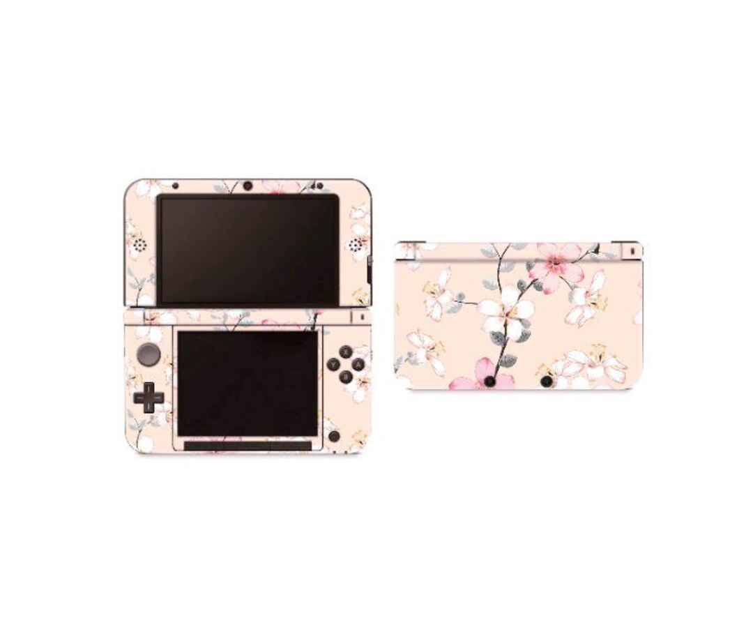 Pattern Nintendo 3DS XL Vinyl Skin Cute Flowers Nintendo New 3DS XL ...
